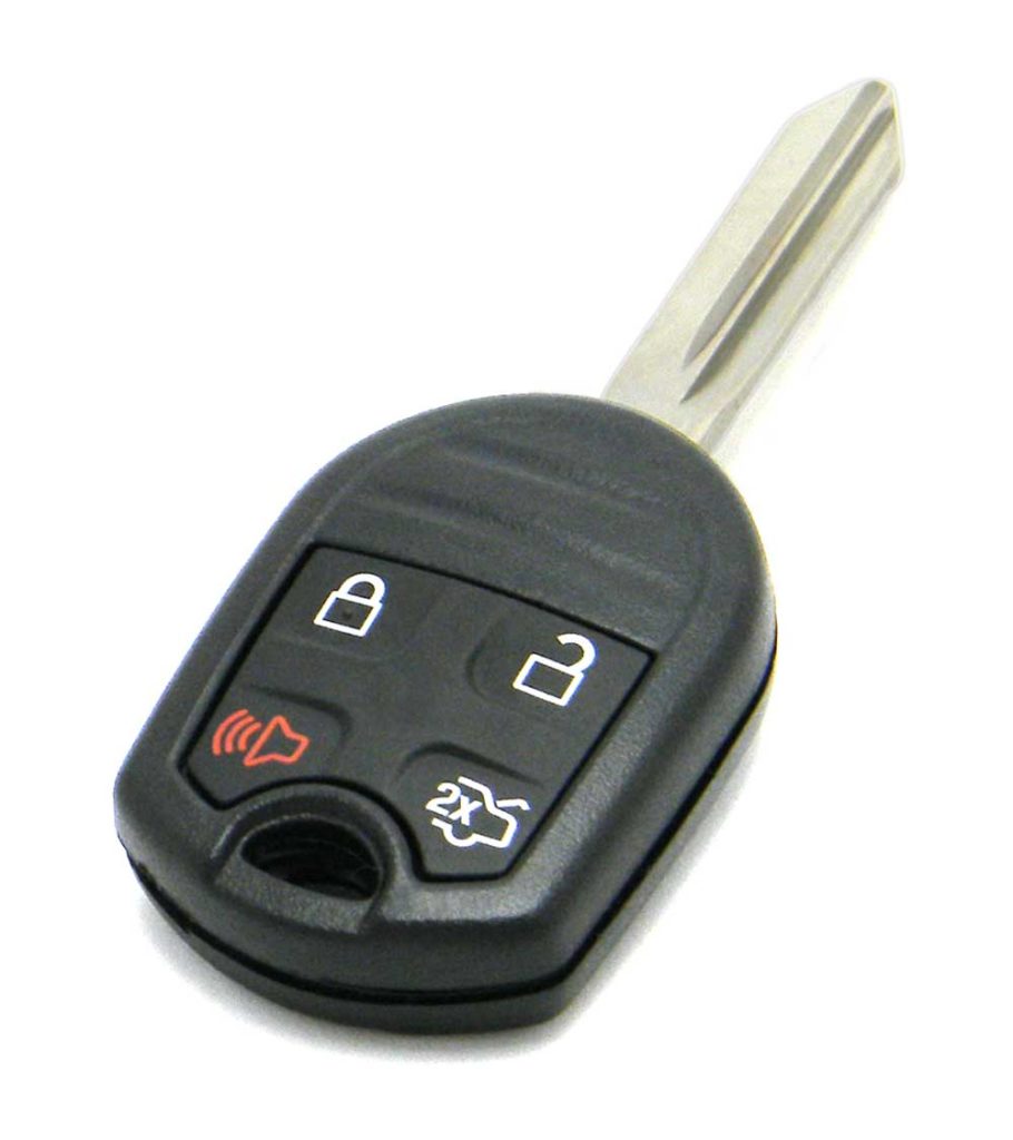 2011-2014 Ford Edge 4-Button SA Remote Head Key Fob Trunk Release ...