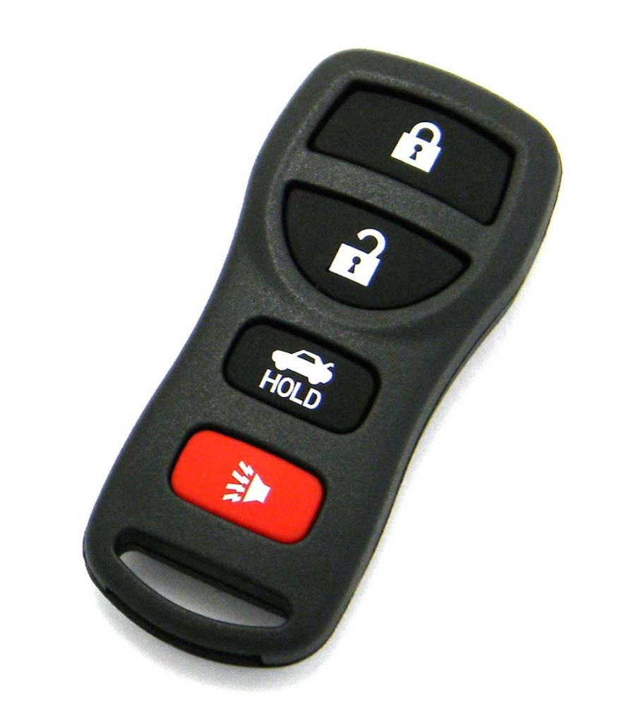 2003-2009 Nissan 350Z 4-Button Key Fob Remote (KBRASTU15, 28268-ZB700)