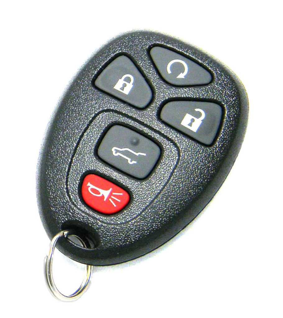 2008-2017 Buick Enclave 5-Button Key Fob Remote (OUC60221, OUC60270 ...