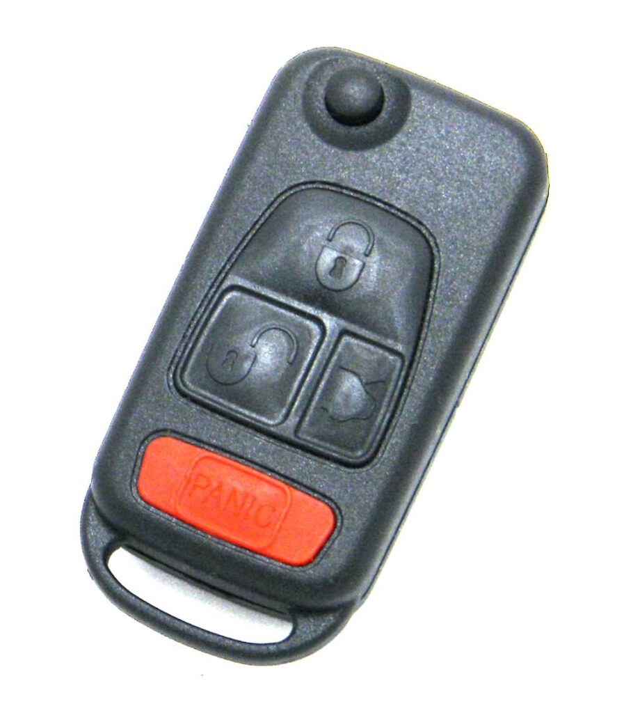 2003-2005 Mercedes Benz ML350 4-Button Flip Key Fob Remote (NCZ MB1K ...